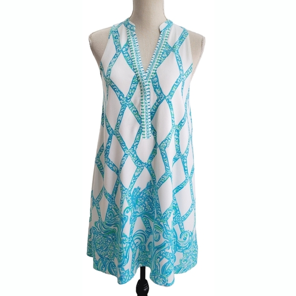 Lilly Pulitzer | Dresses | Lilly Pulitzer Anne Printetrapeze Dress In ...